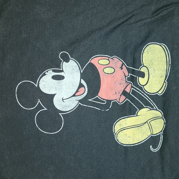 Disney | Tops | Disney Mickey Mouse Classic Fade Pose Tshirt | Poshmark